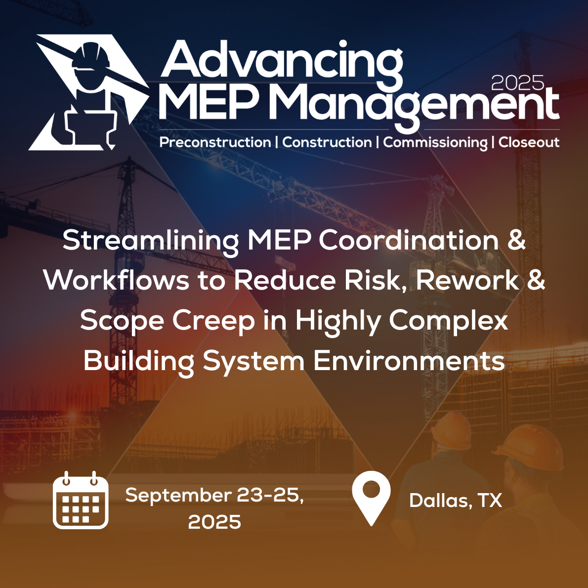 Register Interest | Advancing MEP Management